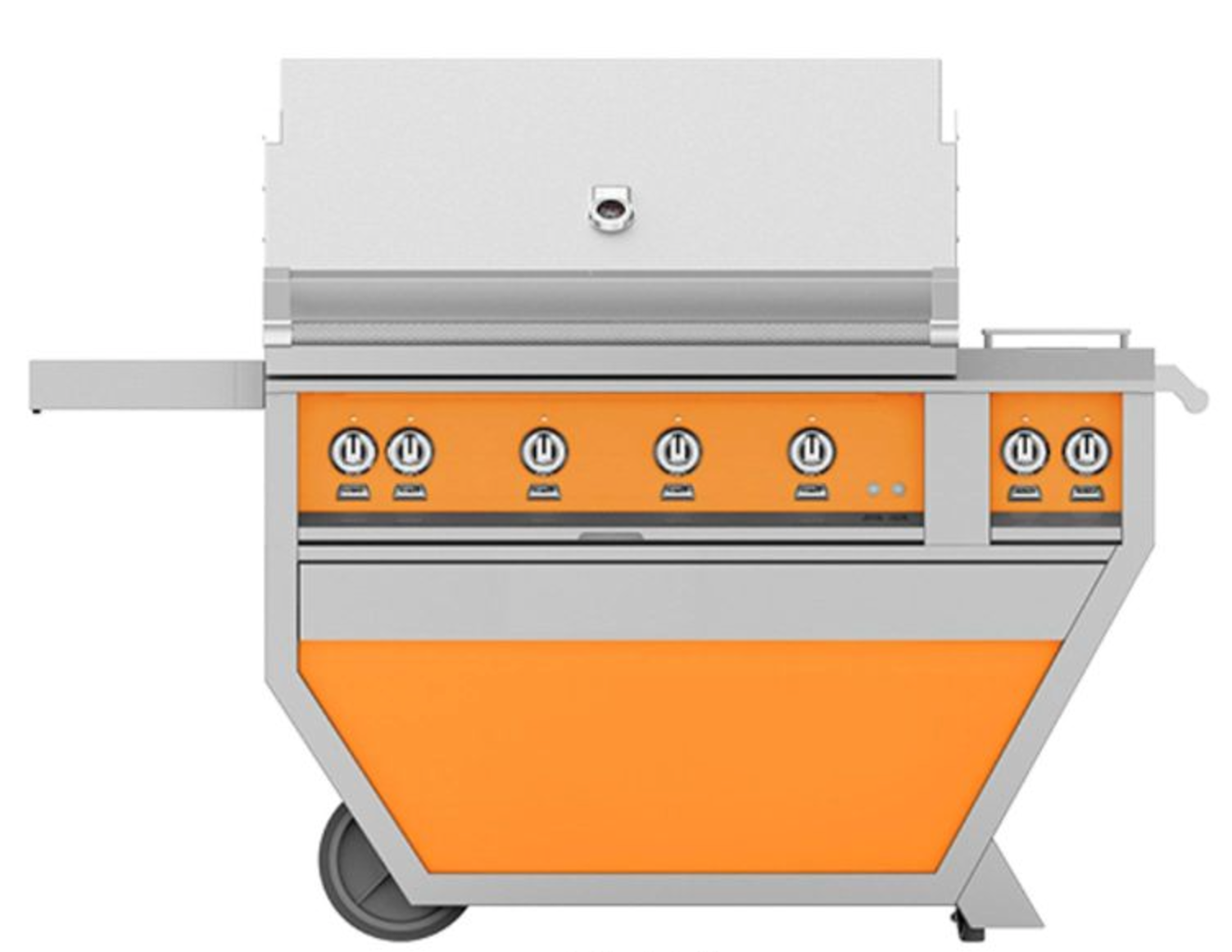 Hestan 42" Grill, (4) Trellis, Rotisserie, Deluxe Cart-COLOR NG – Big ...